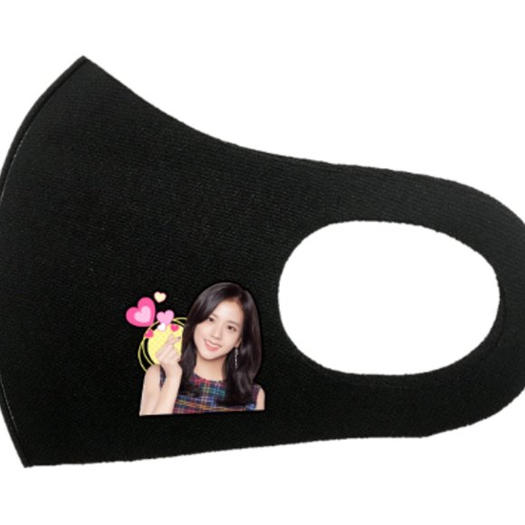 Handmade | Accessories | Blackpink Jisoo Face Mask Washable Reusable ...